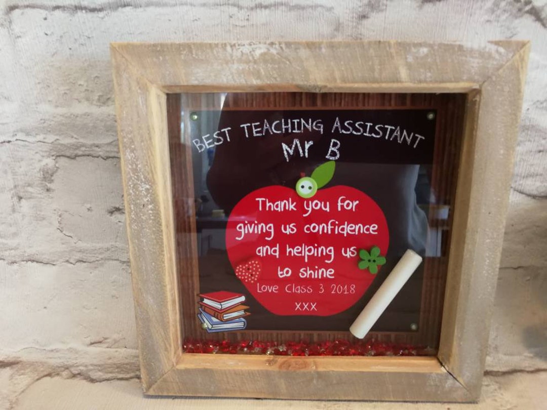 Best Teacher Gift Frame Personalised - Etsy