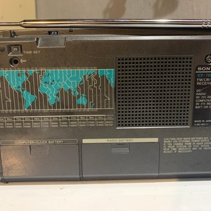 Rare Sony ICF-7600D Shortwave Digital Radio - Etsy