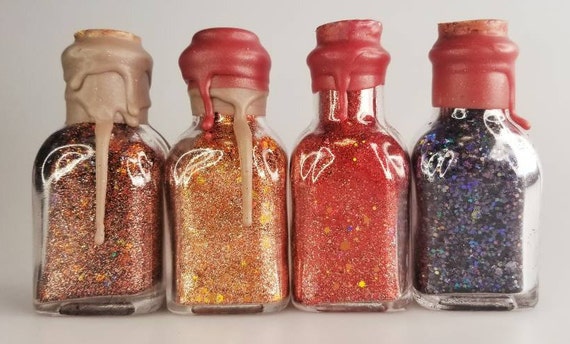 Glitter Potion Bottles Wax Sealed | Etsy