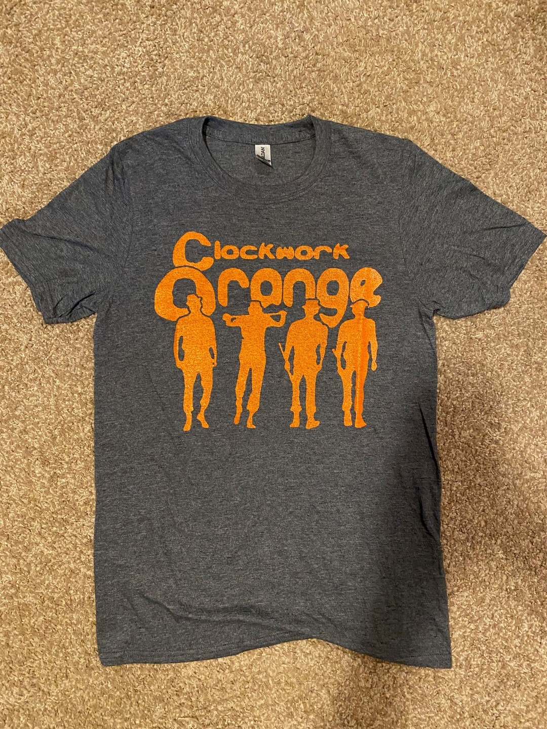 Men's A Clockwork Orange T-shirt Retro Logo 1970's Movie Vintage ...