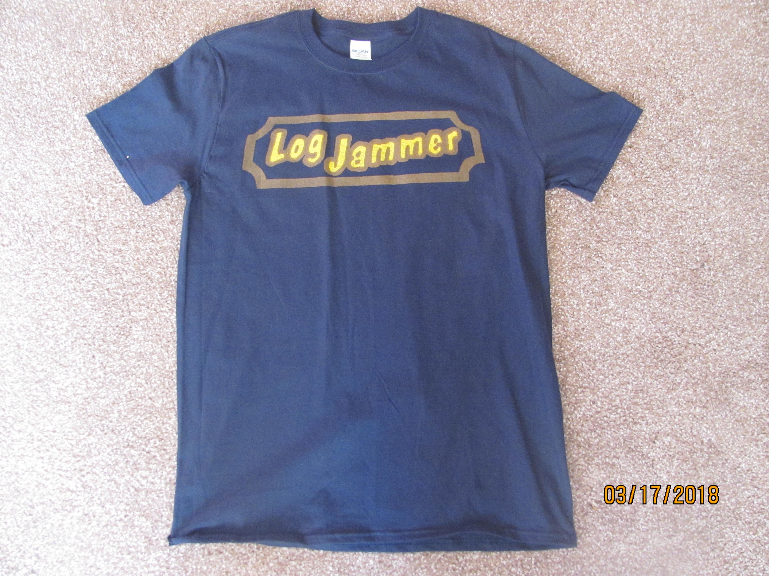 Hombres Kennywood Park Log Jammer Water Ride Vintage Publicidad ...