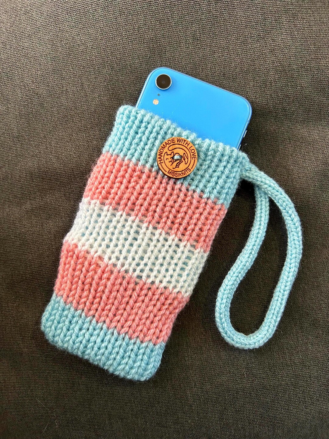 Trans Flag Cell Phone Wristlet - Etsy