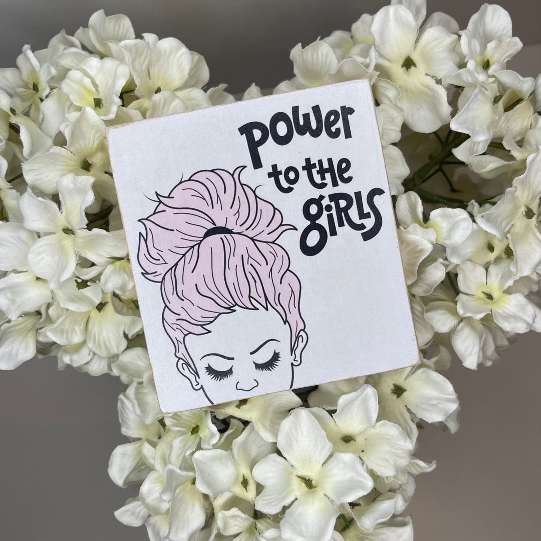 Power to the Girls | Girl Power Print | Positive Affirmations | Girls ...