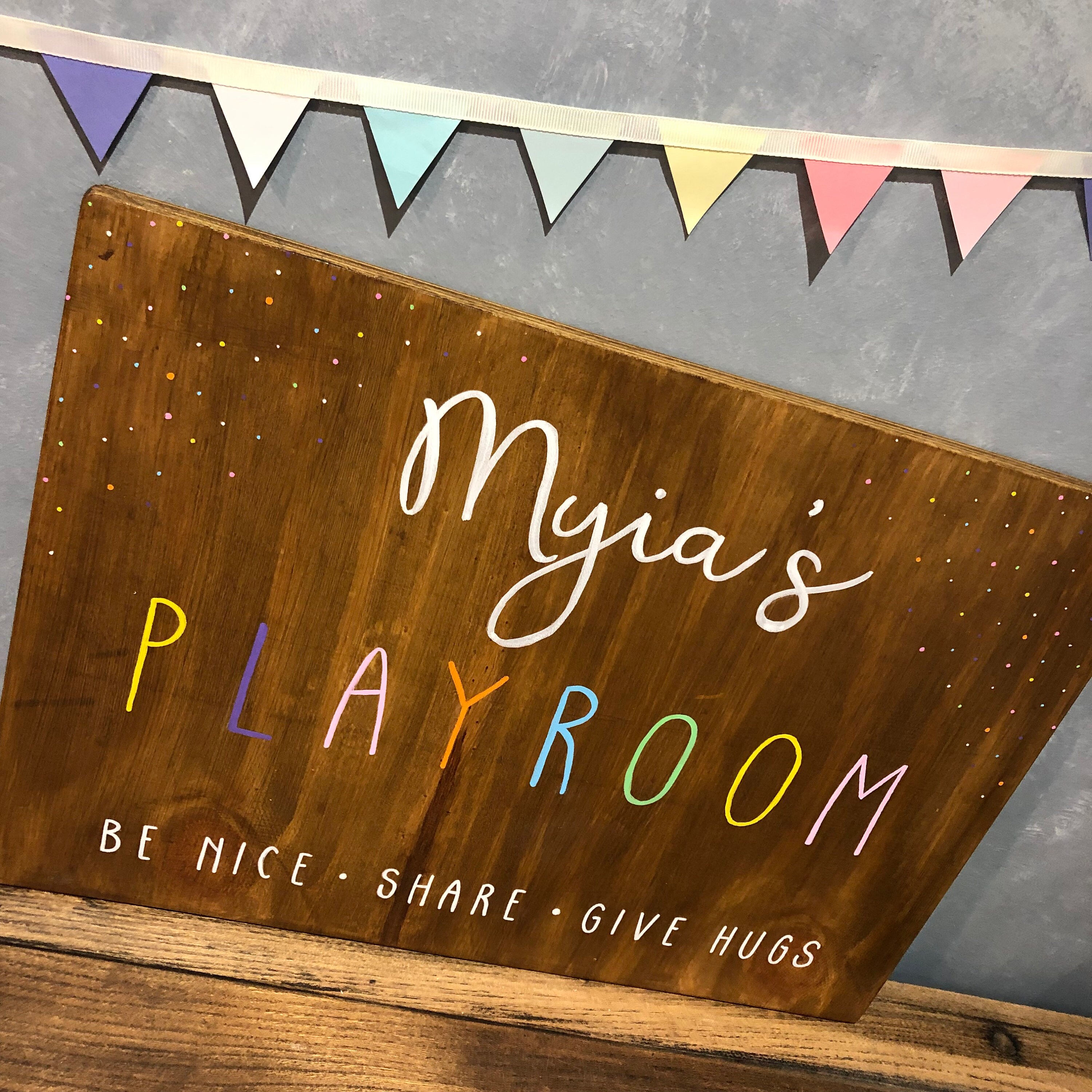 Playroom Sign Playroom Rules Sign Personalised Playroom - Etsy UK