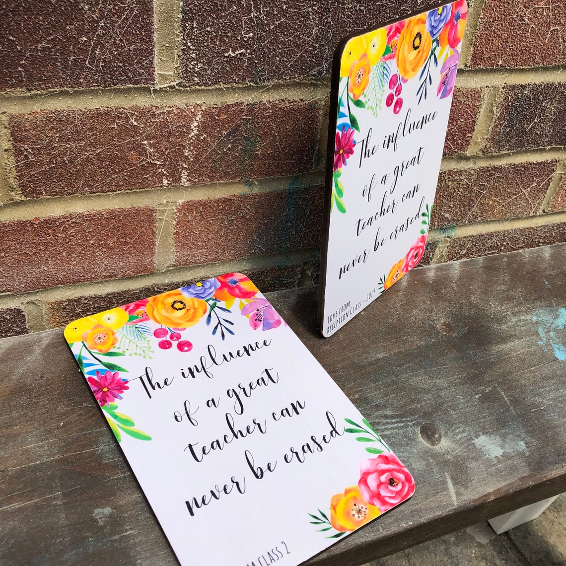 Teacher gifts Personalised teacher gift Quote board gift - Etsy Italia