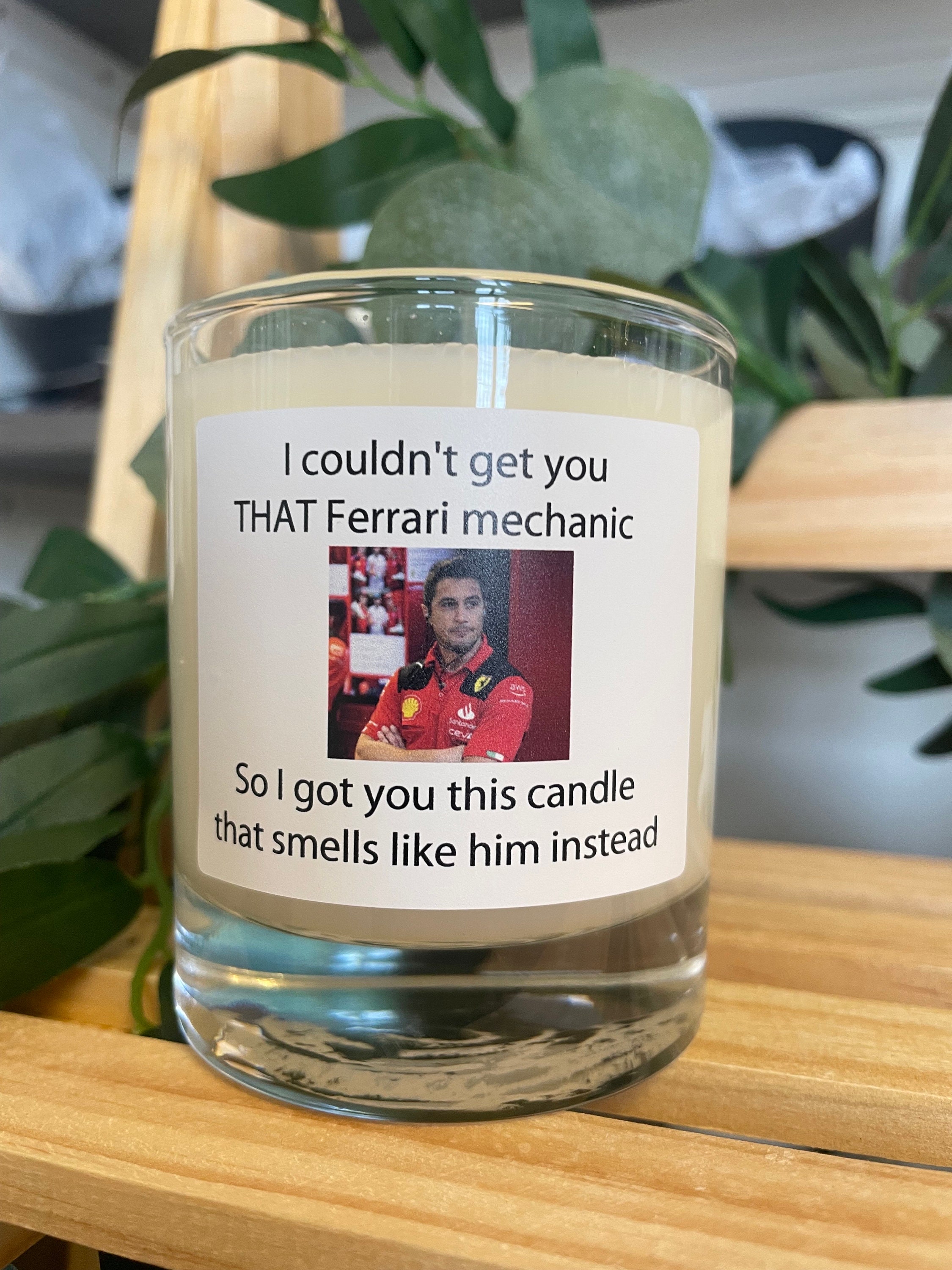 THAT Ferrari Mechanic Candle * Formula 1 Gift *alessandro Fusaro ...