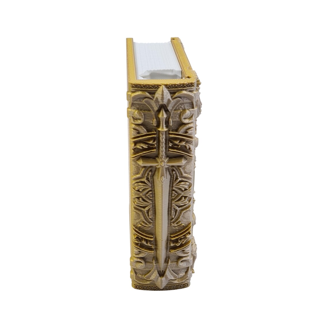 3D Printed Dice Tower | Fighter Tome, Dice Tray & Storage - Etsy