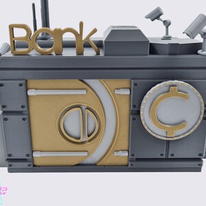 Sci-fi Gaming Terrain Cyberpunk Bank - Etsy