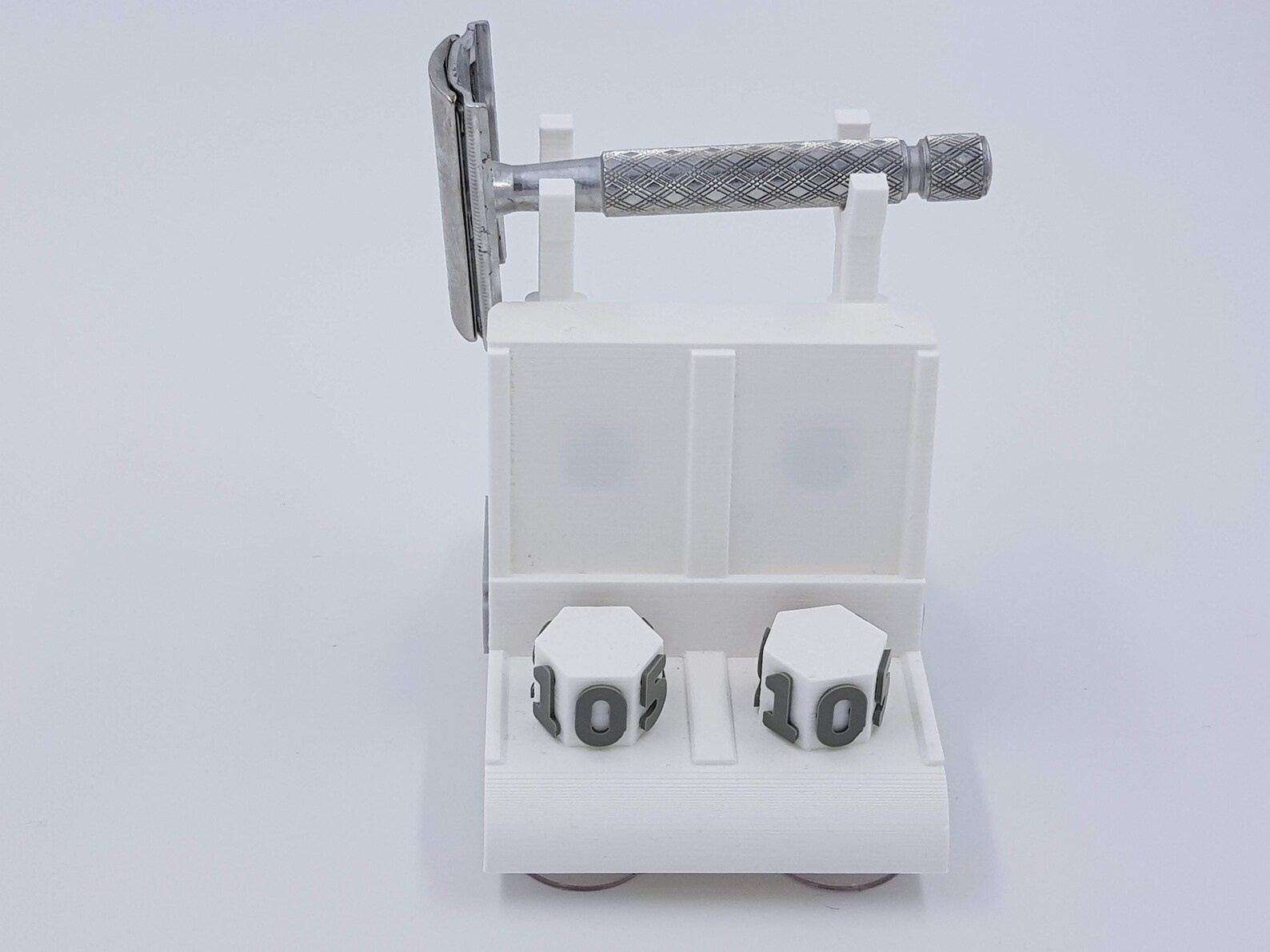 Shaving DE Razor Blade Holder & Shave Counter 2 Blade - Etsy