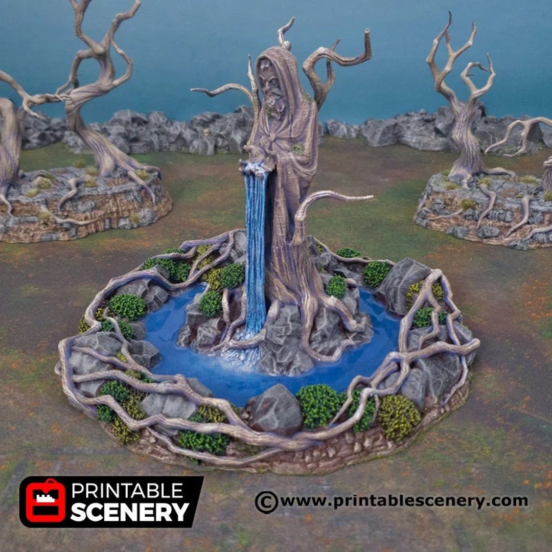 Fantasy & Sci-fi Gaming Terrain - Feywild Shrine - Etsy UK