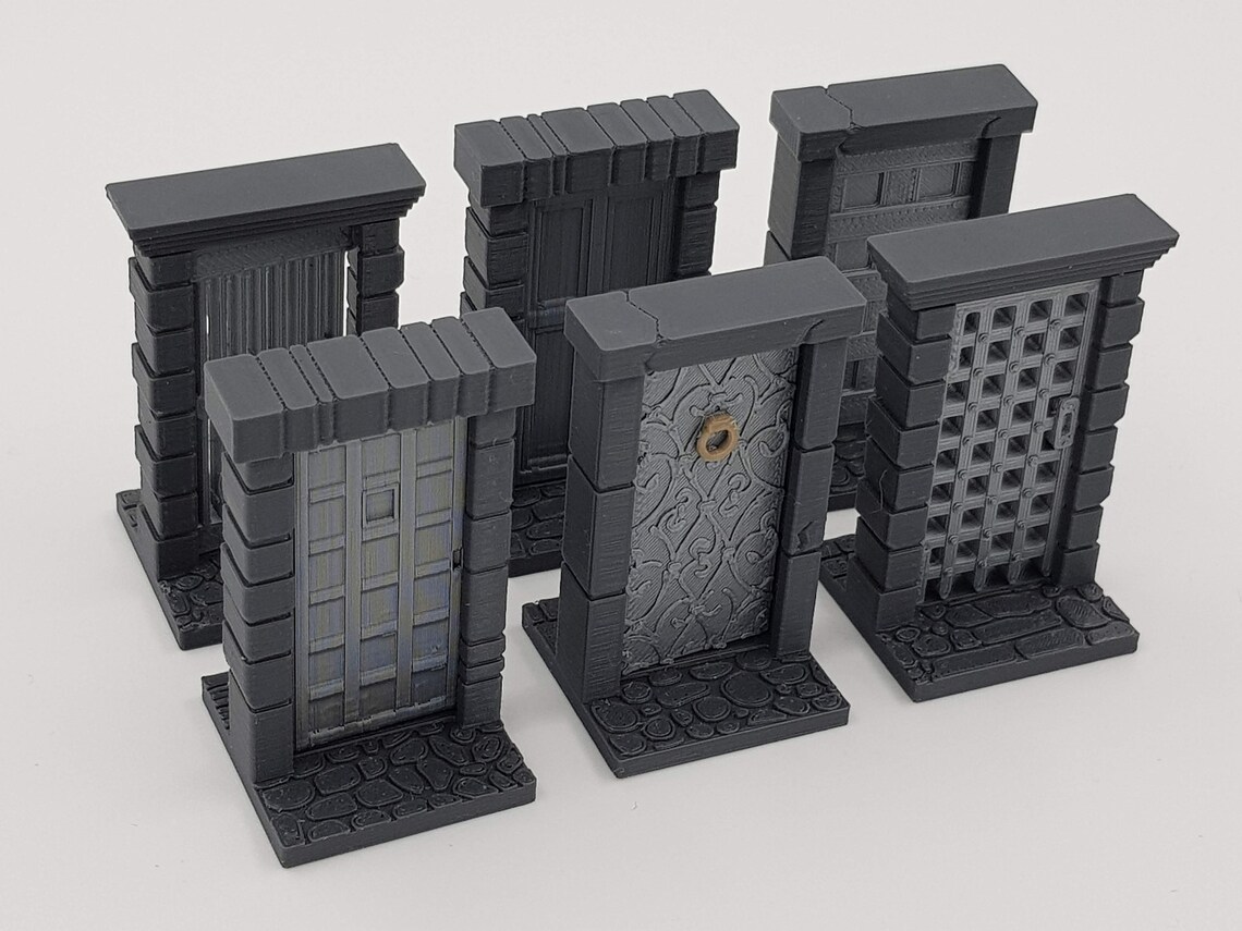 Zombicide Black Plague Objective Doors Tokens & Vault Doors | Etsy UK