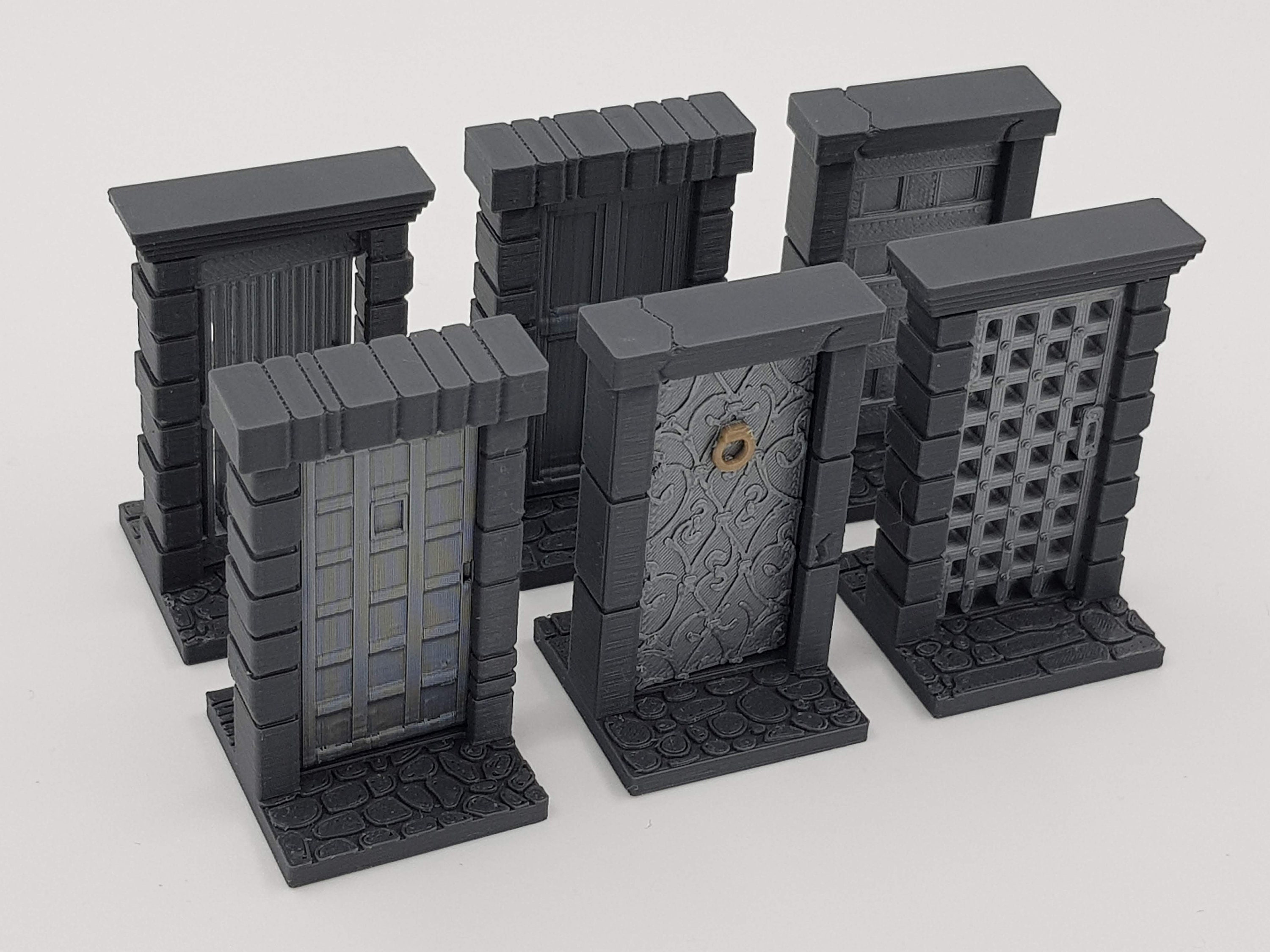 Zombicide Black Plague Objective Doors Tokens & Vault Doors | Etsy UK