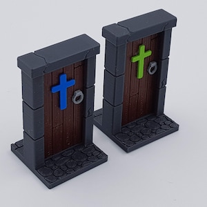 Zombicide Black Plague - 3D Hinged Medieval Doors - Set of 14 - Etsy