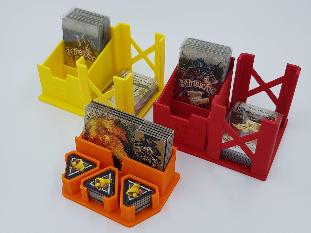 Zombicide Black Plague Card Holders - Sleeved Cards - Set of 3 - Etsy