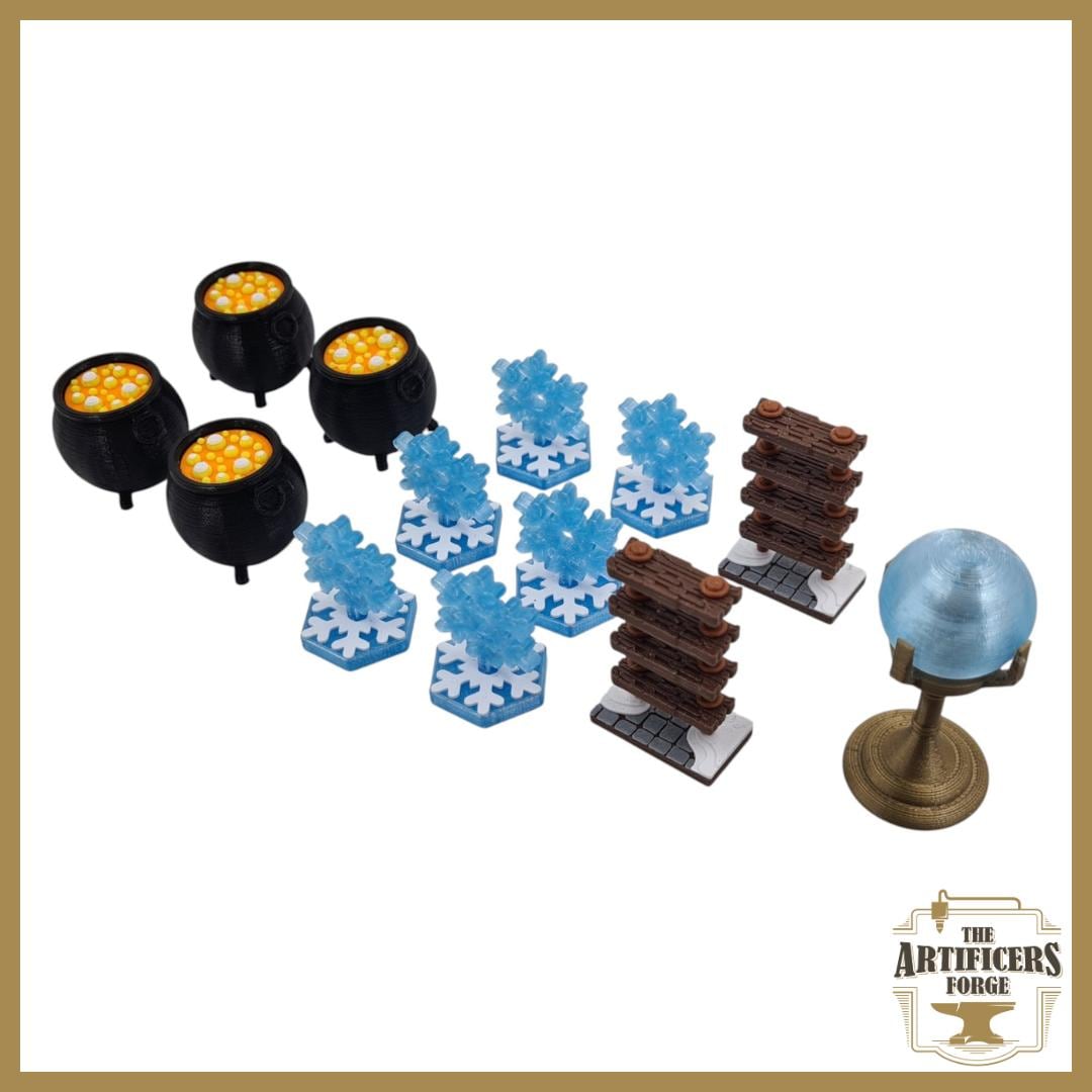 Zombicide White Death Game Tokens - Etsy