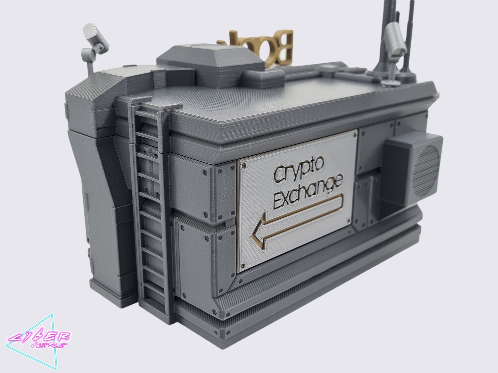 Sci-fi Gaming Terrain Cyberpunk Bank - Etsy