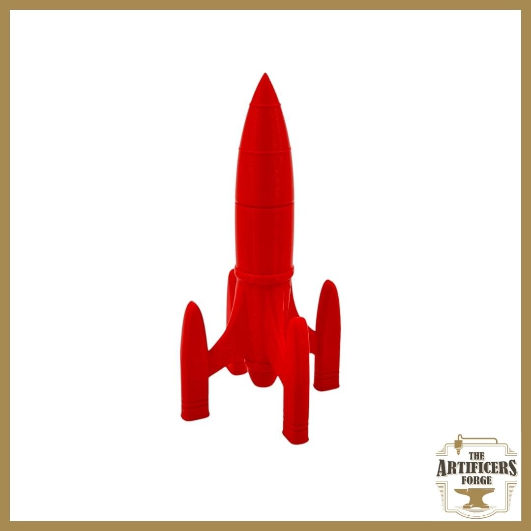 Red Rocket Fallout Wasteland Warfare Gaslands Tabletop Scatter Terrain ...