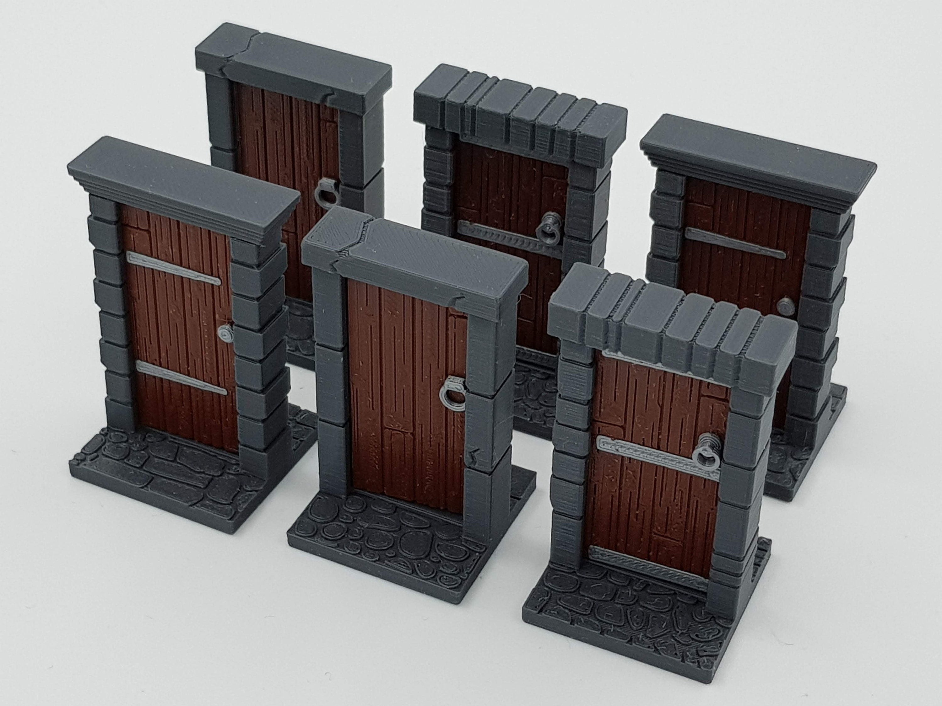 Zombicide Black Plague Objective Doors Tokens & Vault Doors | Etsy UK