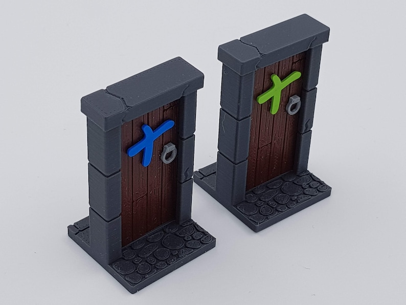 Zombicide Black Plague 3D Hinged Medieval Doors Set of 14 - Etsy