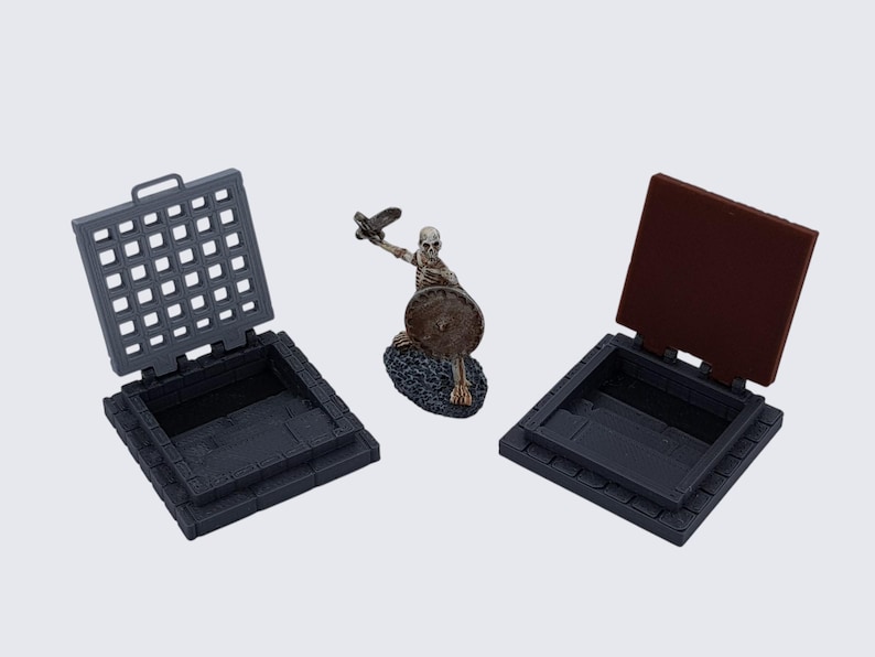 Medieval Trapdoors - Fantasy Tabletop Board Games RPG TTPRG - Set of 4 ...