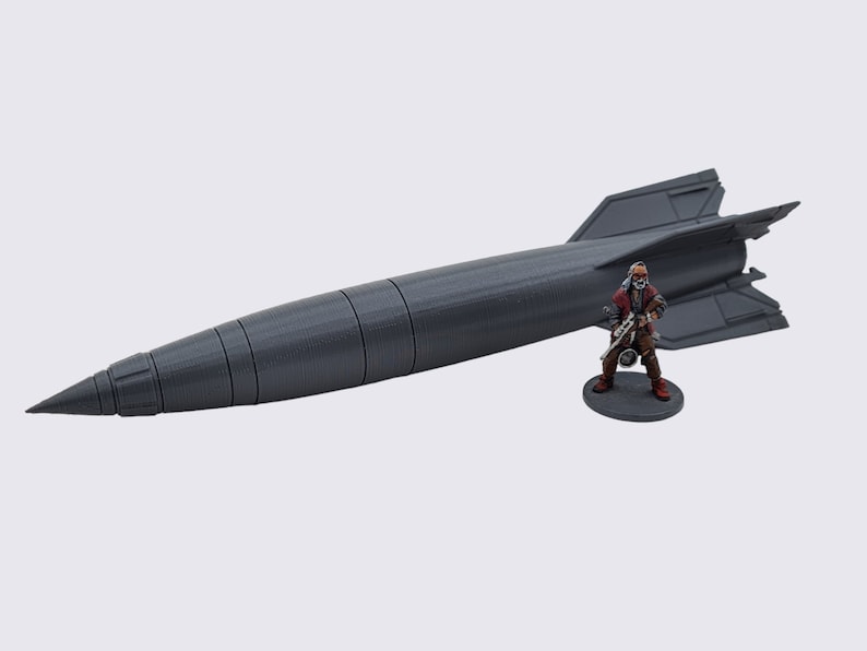 Wargaming Terrain - WW2 V2 Rocket - Bolt Action - Etsy