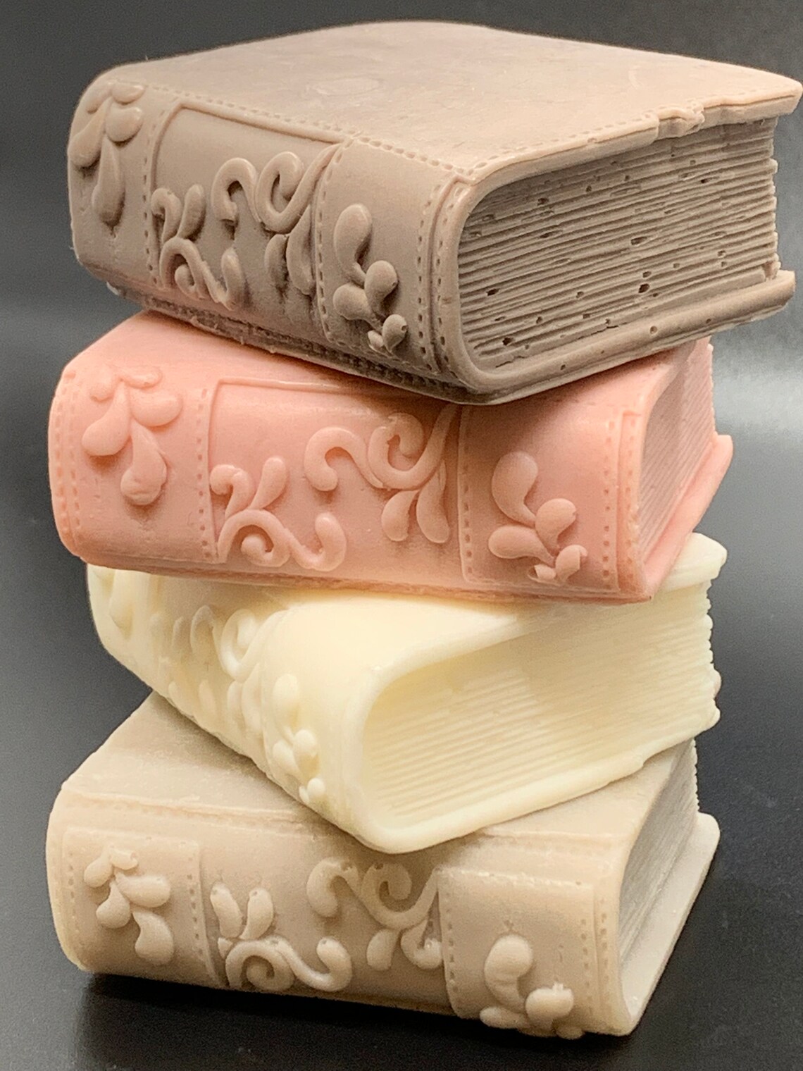4 Plain Book Soaps choose Fragrance - Etsy