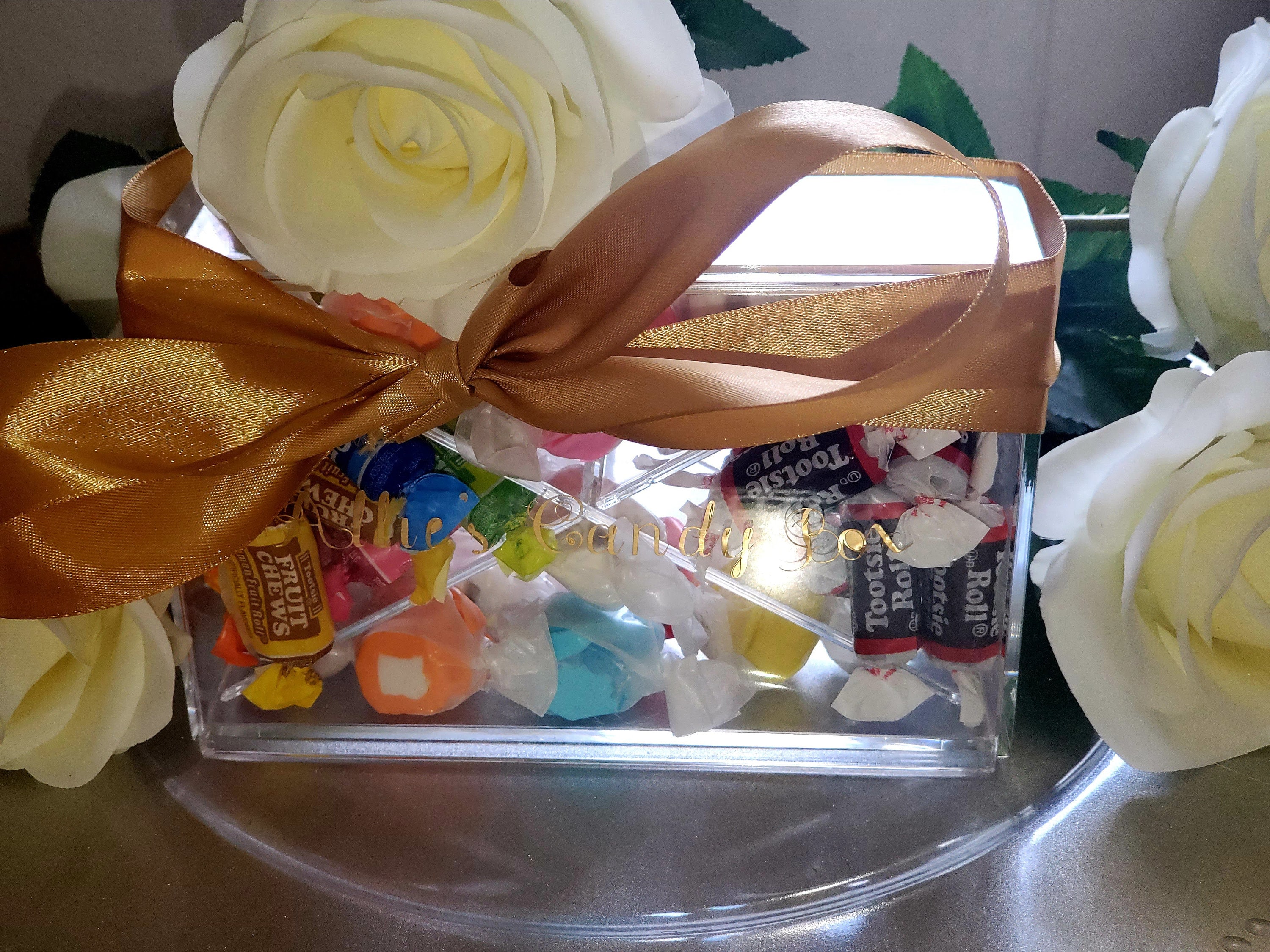 Acrylic Clear Candy Box Sweet Gift Party Favors Personalized - Etsy
