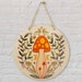 Mushroom Sign Vintage Decor Wooden Mushroom Sign Kitchen - Etsy