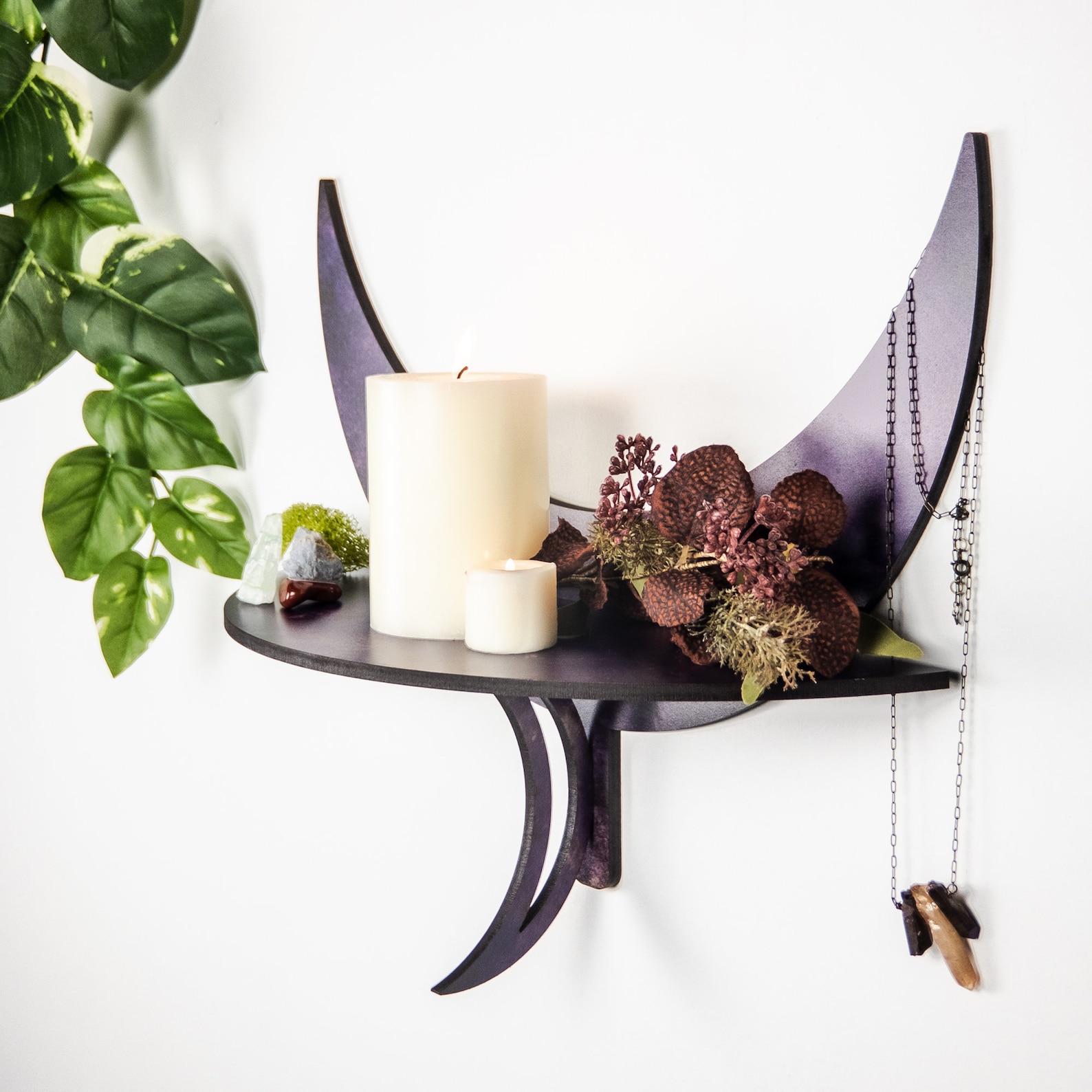 Witch Shelf Wiccan Shelf Wiccan Decor Altar Shelf 3moon - Etsy