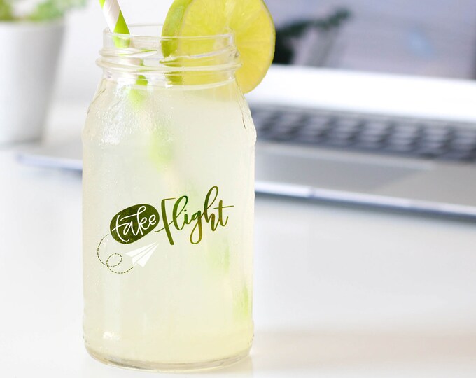 Take Flight Inspirational Paper Airplane SVG Cut File and Printable - Etsy