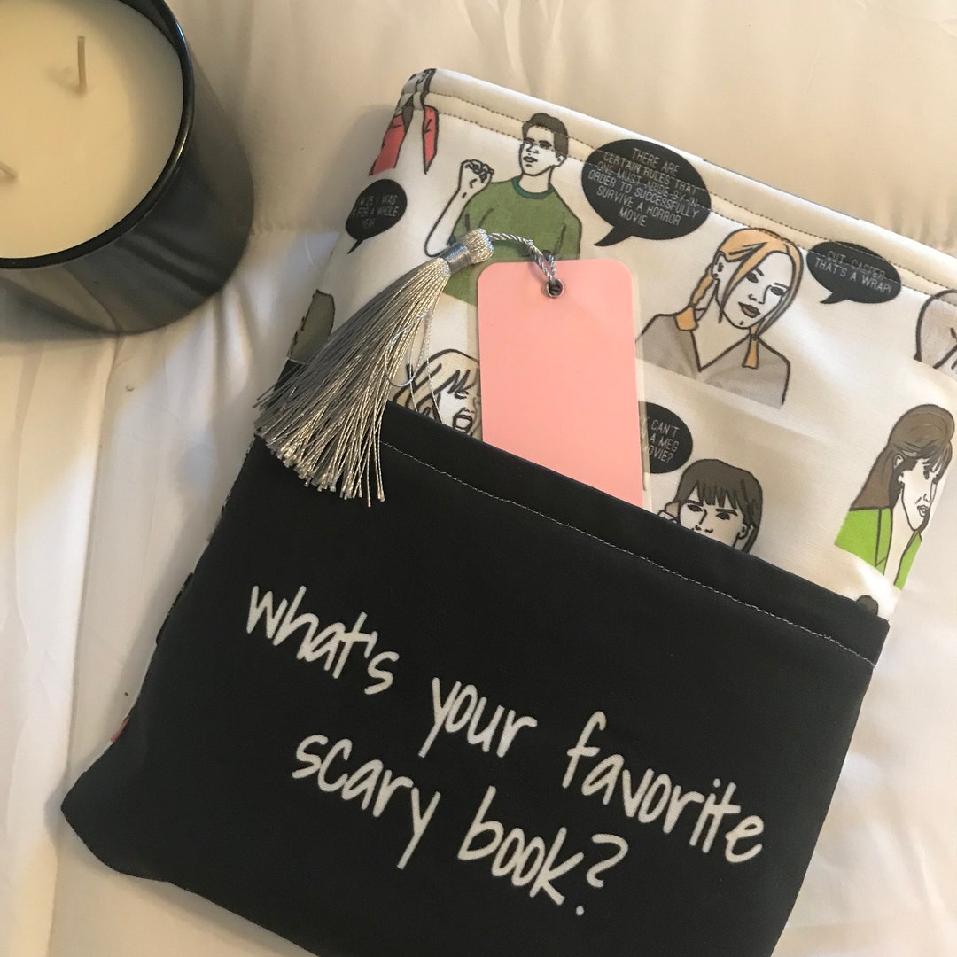 Scary Movie Horror Villain Ghost Mask Book Gifts , Book Pouch, Book ...