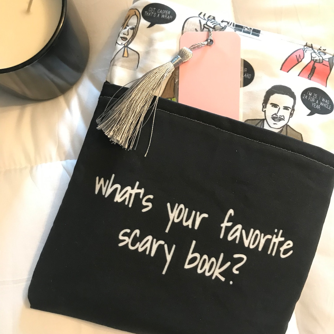 Scary Movie Horror Villain Ghost Mask Book Gifts , Book Pouch, Book ...