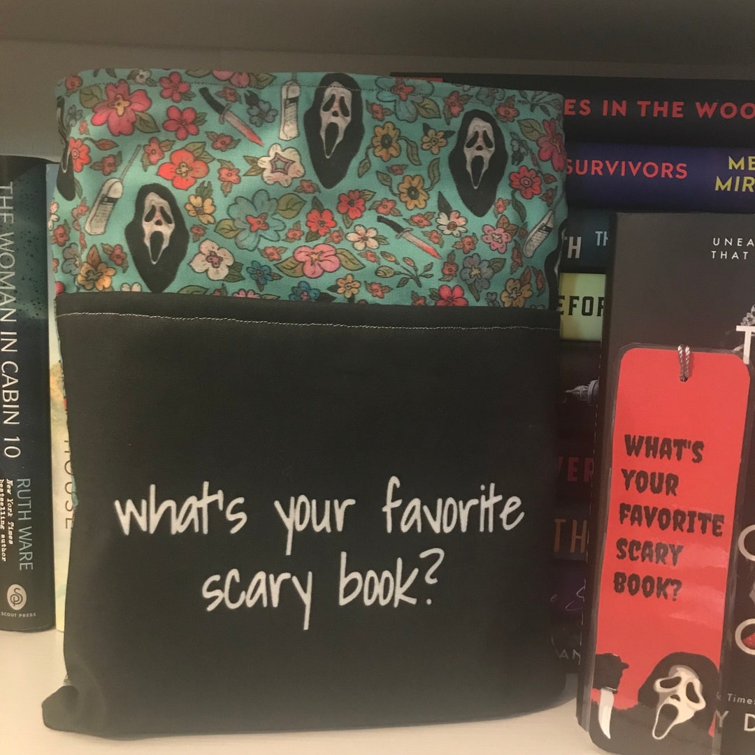 Teal Horror Movie Villain Scary Ghost Mask Book Gifts , Book Pouch ...