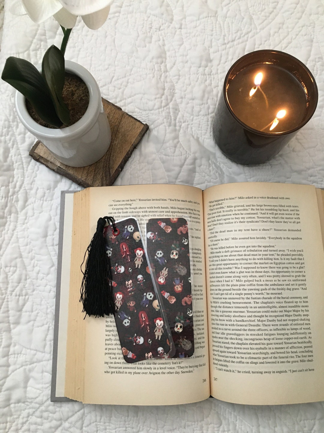 Scary Movie Villains Book Laminated Bookmark Bookworm Gift Reader Gift ...