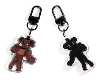 Golden Freddy Fazbear Bear Keychain Five Nights at Freddy's Charm - Etsy UK