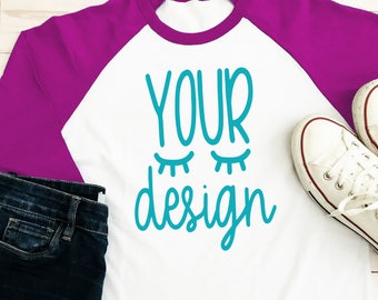 Magenta Shirt Mockup - Etsy