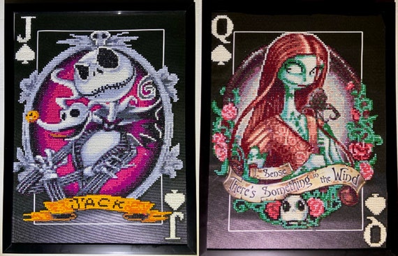 All Ready Done And Framed Nightmare Before Christmas Jack And Sally ...