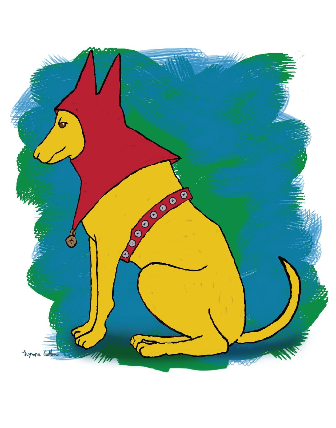 Jester Dog Art Print Inspired by Hieronymus Bosch - Etsy UK