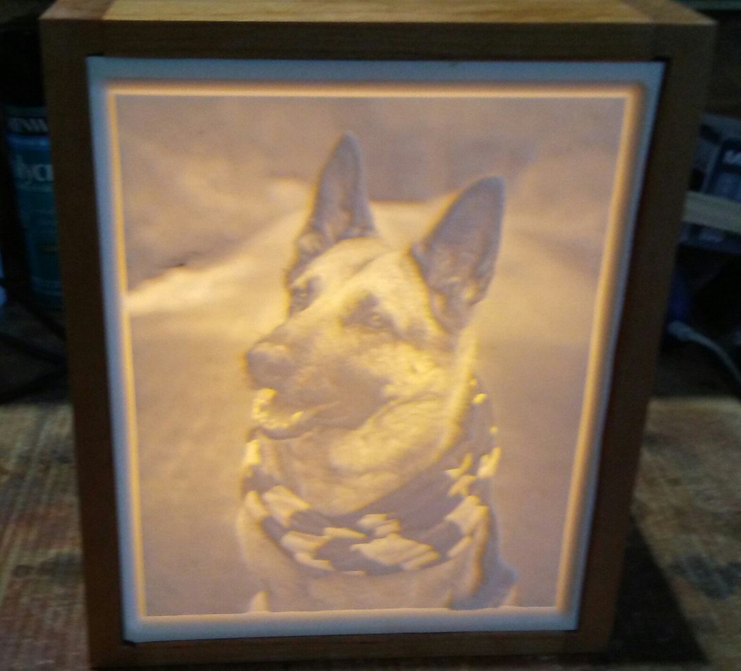 Custom Lithophane Your Photograph Expertly Engraved Into Candlestone - Etsy