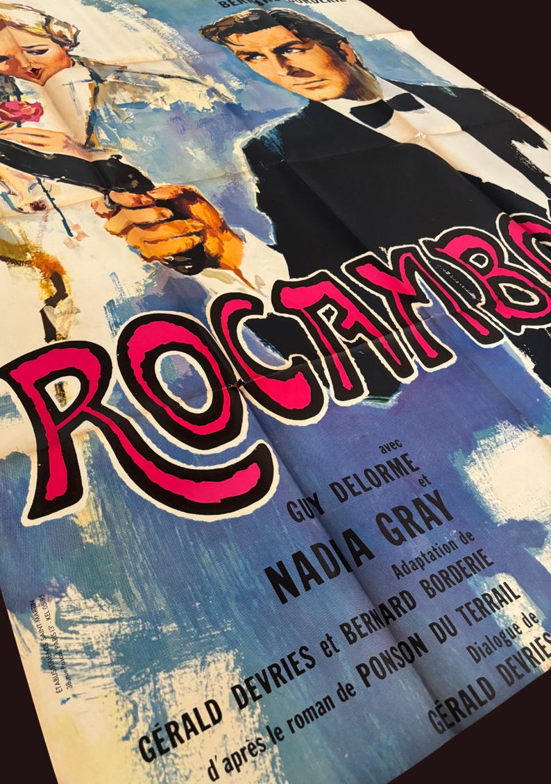 Original 1960s French Movie Poster – Rocambole – Bernard Borderie ...