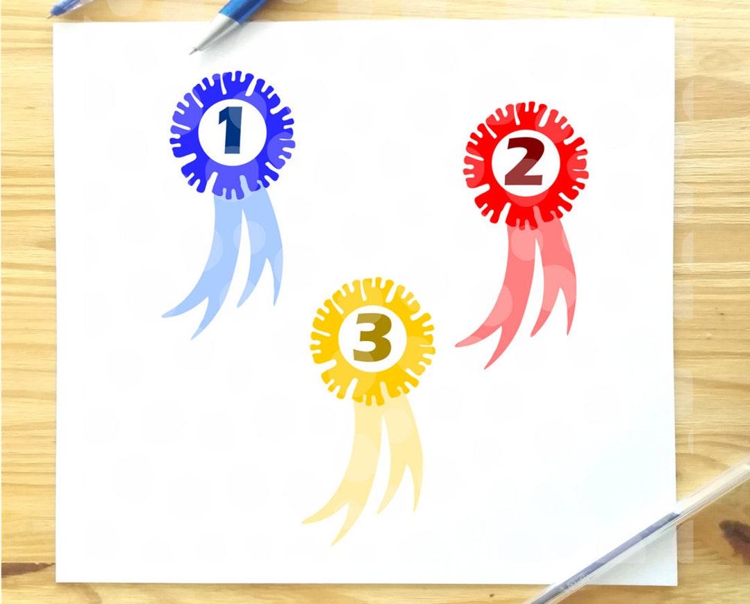 Prize Ribbons SVG Winner Ribbon Cut File Best of Show - Etsy
