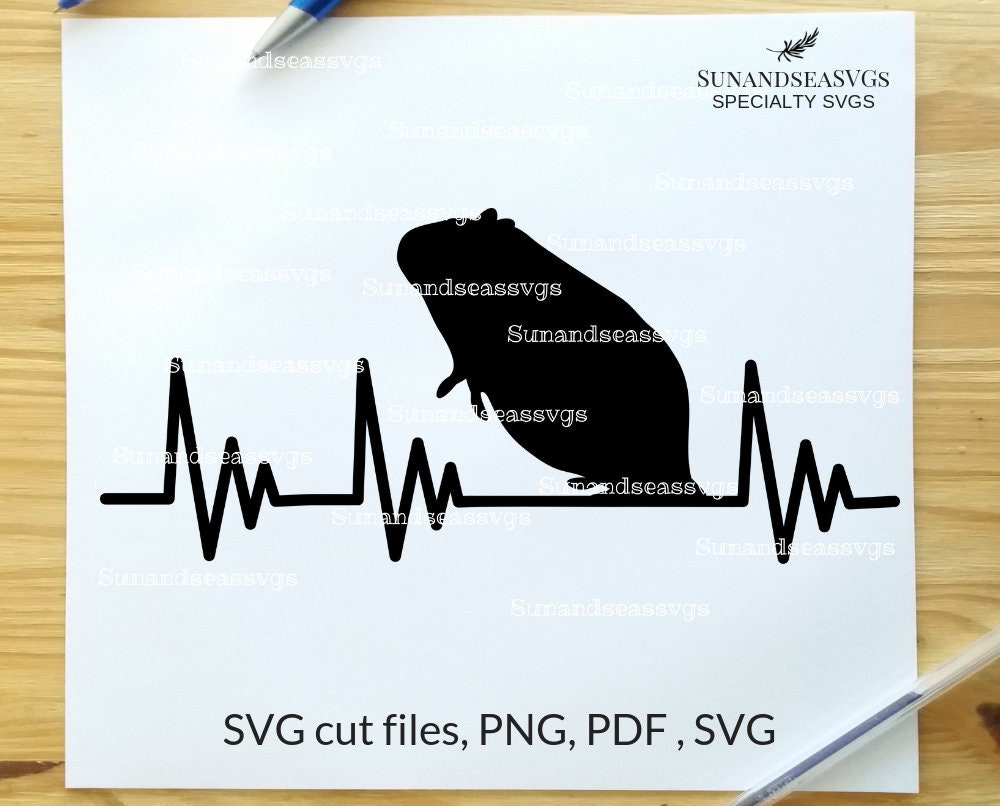 Hamster Svg Guinea Pig Svg Heartbeat Svg Hamster | Etsy