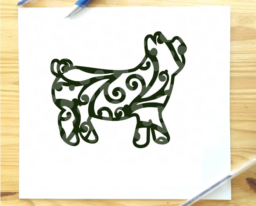 Pig Svg Pig Silhouette Pig Lovers Svg Fancy Pig Svg Design - Etsy