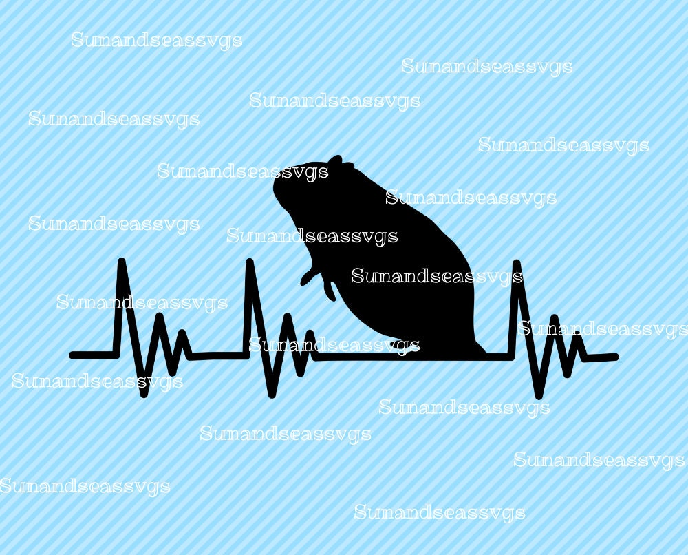 Hamster Svg Guinea Pig Svg Heartbeat Svg Hamster | Etsy