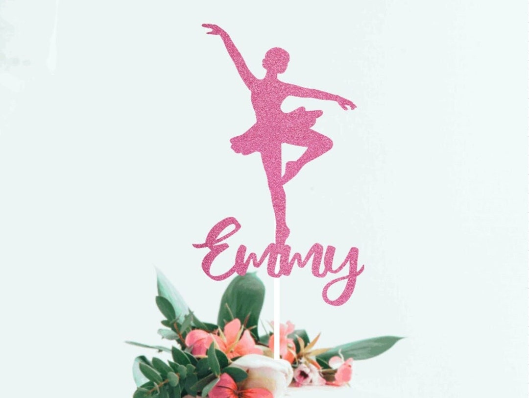 Custom Ballerina Cake Topper Ballerina Cake Topper Ballerina Birthday ...
