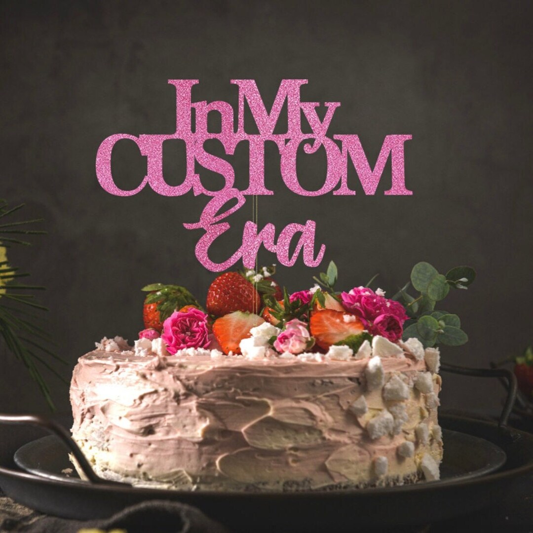 In My Era Cake Topper Custom Centerpiece Sign Taylor Eras Birthday ...