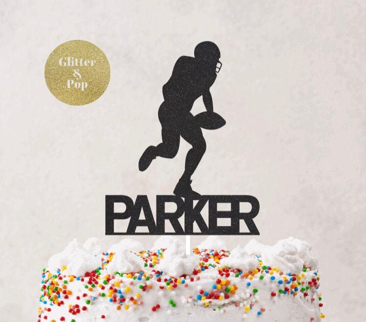 Custom Football Cake Topper Football Cake Topper Football - Etsy