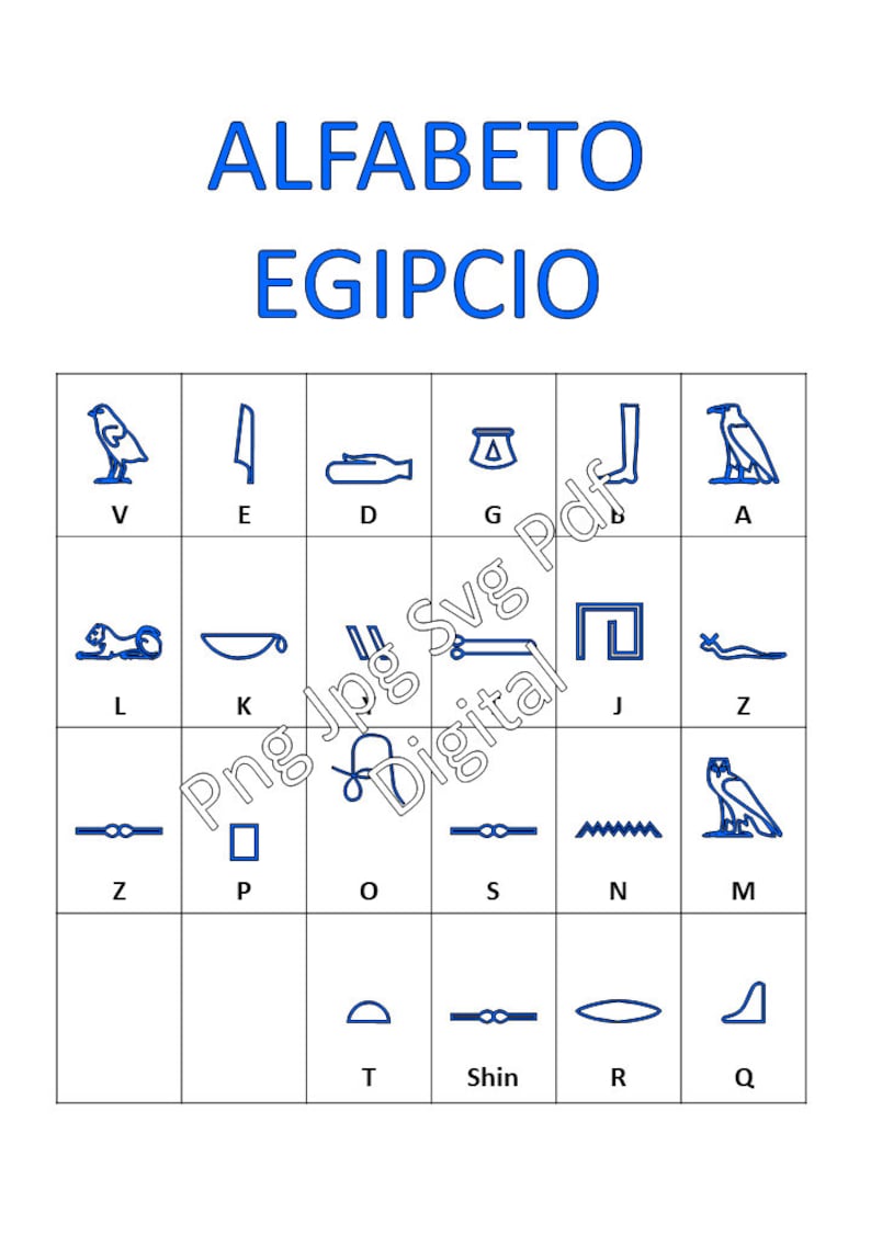 Egyptian Alphabet/ Ancient Ancestral Alphabets/ Esoteric Alphabet ...