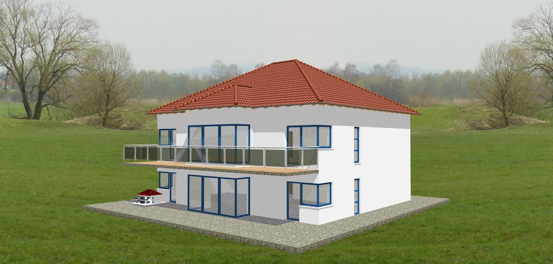 House 87 3D Architecture Model Technical Toy Digital Project Design ...