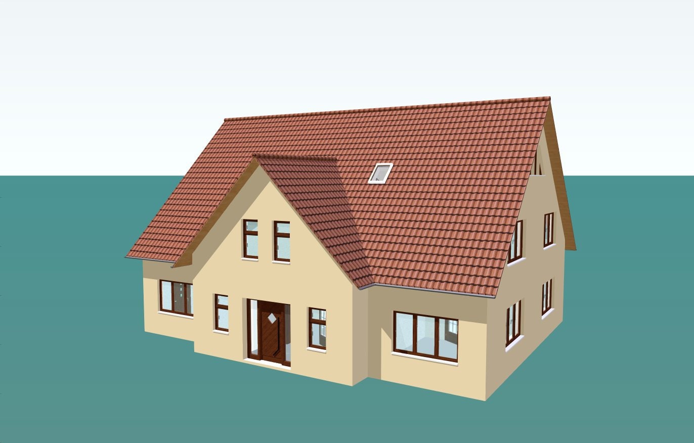 House 48 3D Architecture Model Technical Toy Digital Project Design ...